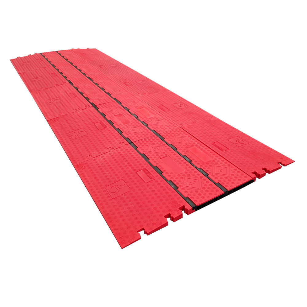 Red Floor 5 Individual Pieces | CableGuard